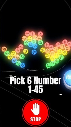 Lotto Draw 1–45 🎱 | Pick 6 Numbers