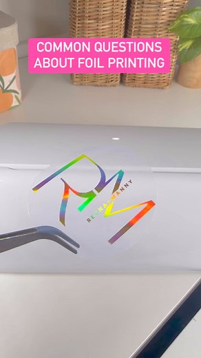 12K views · 229 reactions | Common Sticker Foil Printing Questions....