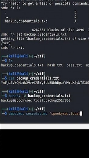 Récupérer les hash des utilisateurs en Active Directory #pentest #code #ctf