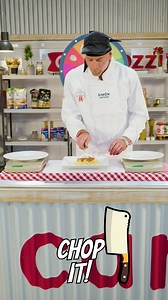 Simón pondrá a la prueba su destreza y deberá cortar spaghetti en partes iguales 😲😲😲 #ChefNinja de #CopaCulinariaCarozzi | Canal 13