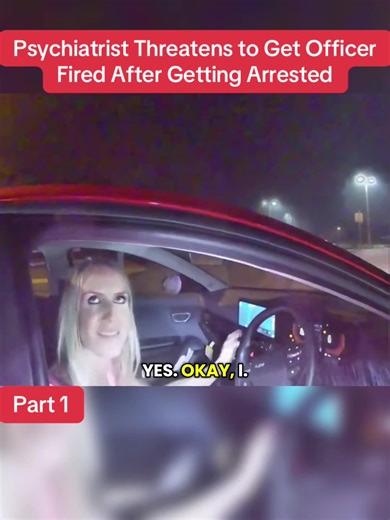 Psychiatrist Threatens to Get Officer Fired After Getting Arrested #cops #police #copsusa🚔🇺🇸 #policeofficer #foryou