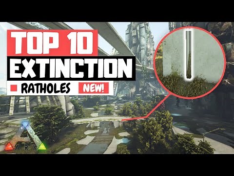 TOP 10 HIDDEN EXTINCTION BASE LOCATIONS | ARK: Survival Evolved