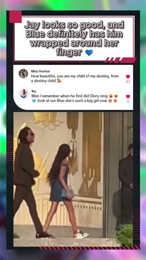 Jay looks so good, and Blue definitely has him wrapped around her finger💙 #rap #hiphop #JayZ #short