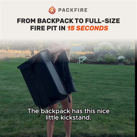 From spontaneous beach days to backyard gatherings, PACKFIRE goes from a backpack to a full-size fire pit in just 15 seconds. 🎒 Whether you're camping in the mountains or enjoying a beach sunset with friends, this portable fire pit brings: 🔥 15-second tool-free setup 🔥 Clearburn™ Smokeless technology 🔥 360° heat that warms every seat in the circle 🔥 An included backpack for easy travel & storage 𝐎𝐫𝐝𝐞𝐫 𝐲𝐨𝐮𝐫𝐬 𝐧𝐨𝐰 & 𝐠𝐞𝐭 $𝟒𝟎 𝐎𝐅𝐅 𝐰𝐡𝐞𝐧 𝐲𝐨𝐮 𝐬𝐢𝐠𝐧 𝐮𝐩 𝐭𝐨 𝐨𝐮𝐫 𝐞�