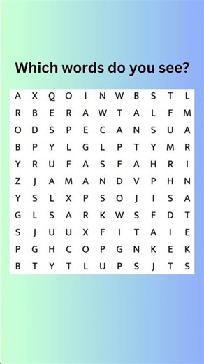 218. Can You Find All The Hidden Words? #quiz #wordpuzzlegame #braingames #wordfinds