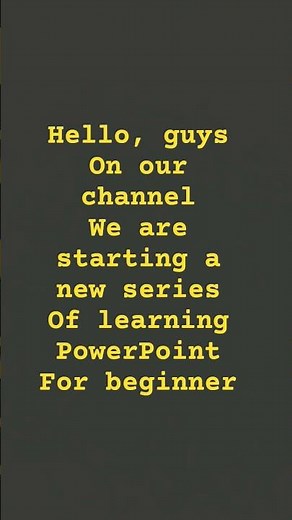 PowerPoint learning 2016