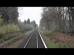 Führerstandsmitfahrt S-Bahn Berlin Marienfelde - Blankenfelde