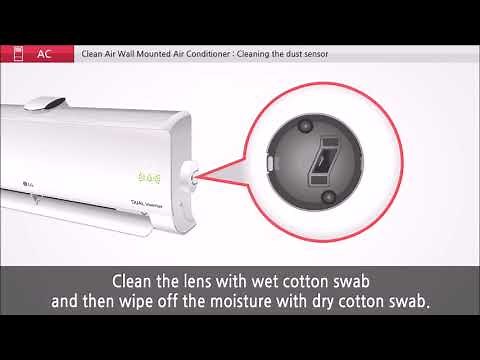 LG DIY |How to clean PM sensor?| LG Air Conditioner