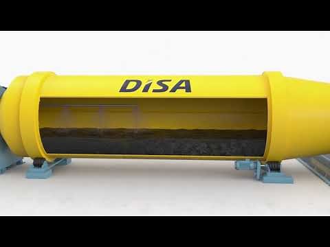 Complete DISAMATIC D3 green sand foundry with DISAMIX and CT