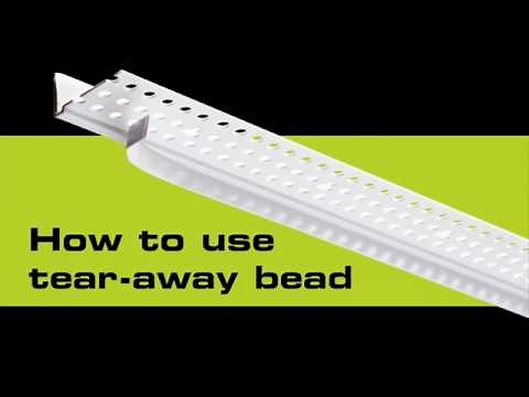 Ceiling Cover-Up - How to Use Tear-Away Bead