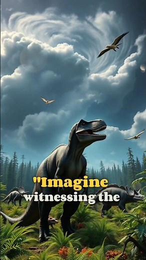 The Final Day of the Dinosaurs: A Shocking Extinction Story? #dinosaur #space