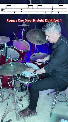Straight Eight Reggae Pattern Every Bassist Loves #drums #reggae #tutorial