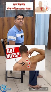 Exercise for scapular Pain. Exercise for upper back pain. #upperbackpain #upperbackpainrelief #scapularmobility | Drsunil Baghel Physio