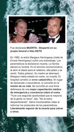 Margaux Hemingway Despertó En Funeral
