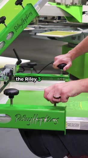 Strong. Precise. Built to last. 💪 The Riley 360 printhead is an upgrade every screen printer needs. With spring-loaded micros for better tension, built-in centering marks, and ZERO head tilt, your registration stays locked in for every print. #screenprinting #printlife #ryonet #poweringtheprint