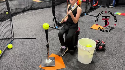 Building a slapper = understanding footwork, body awareness and control, and barrel control. This is something we begin in the off season to allow sufficient time for building a strong foundation. #softballslapper #slaphitting #triplethreat