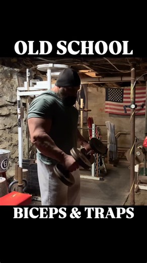 John Crane on Instagram: "Old school bicep & trap workout! Absolutely savage of a workout this morning at 2:30 a.m.!! #oldschool #homegym #fitnessmotivation #fitness #gym #gymmotivation #motivation #biceps #bicepworkout #traps #workout #workoutmotivation #workoutroutine #gymworkout #powerlifting #bodybuilding #savage #beastmode #natural #gymlifestyle #gymlife #training"