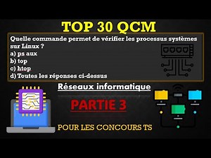 🔥 TOP 30 QCM Informatique : Réussissez Tous Vos Concours Partie 3 🎯💻