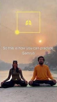 4-4-4-4 Box breathing (Samriti Pranayama ) for overthinking problem.