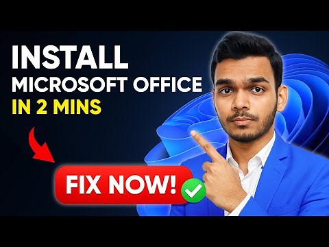 Install Microsoft Office 365 / 2025 on Windows 💻 | Step-by-Step Setup Guide (2025)