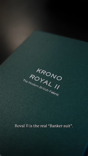 Dormeuil on Instagram: "Our product director Aline passionately presents our Krono Royal 11 collection. Bunch : Krono - Royal 1116"