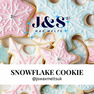 Snowflake Cookie | Soy Wax Melt - Etsy UK
