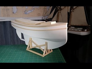 RC Gaff Pilot Cutter Build Part 3