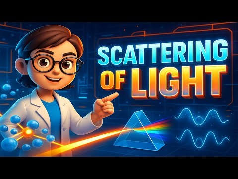 Scattering of light ||3D animated explanation || class 10th || Hindi || The Human Eye
