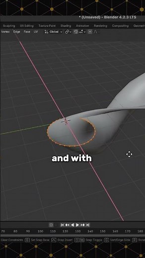 How to model a spring in blender #blenderexperts #blender #blender3d
