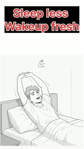 Sleep less and Wake up Fresh #psycholgyfacts #psychology #motivation #sleep #problem