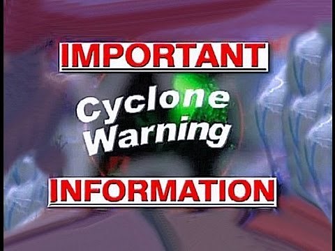 Emergency Cyclone Warning Broadcast