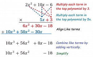 Multiplying a Binomial by a Trinomial