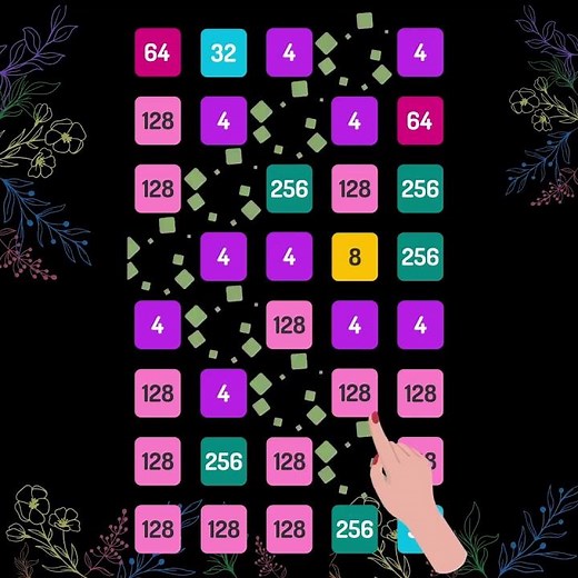 2248 Number Puzzle Games #2248puzzle #gameplay #games #puzzle #mergenumberblock #gameplay
