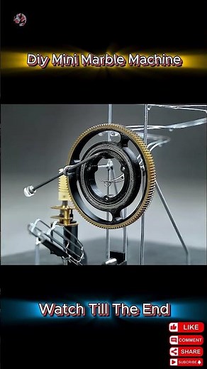 DIY Mini Marble Machine – Hypnotic Gear Mechanism That Never Stops!