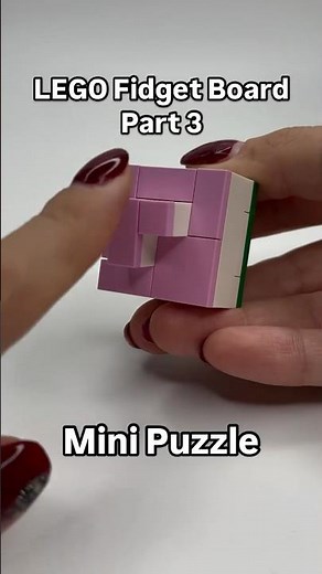 LEGO Mini Puzzle Fidget Toy Tutorial 🧩 #legomoc #fidgettoys