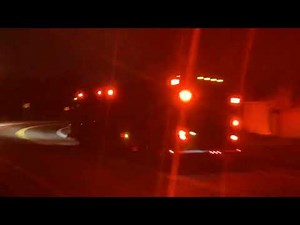Seminole county fire department engine 13 responding