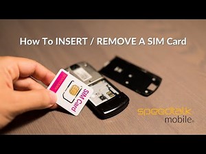 How to INSERT / REMOVE a SIM card in various MOBILE CELL PHONES.