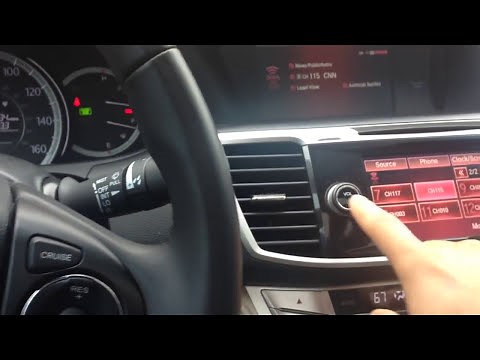 Turn Off Operation Restriction Honda Accord 2013/14