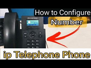 GRANDSTREAM IP Phone Configuration || how to Configure Ip Telephone Number #ipphone #telephone #tech