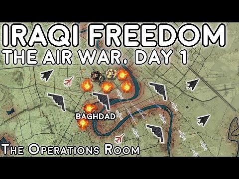 Operation Iraqi Freedom - The Air War, Day 1 - Animated