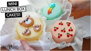 12K views · 113 reactions | Easy mini lunch box cakes you can bake! | Emma's Goodies | Facebook