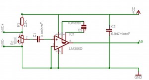 Simple LowFi Electret Microphone Amplifier