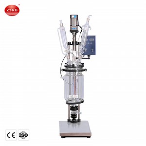[Hot Item] Lab Vacuum Distillation Chemical Jacketed Glass Reactor 5L