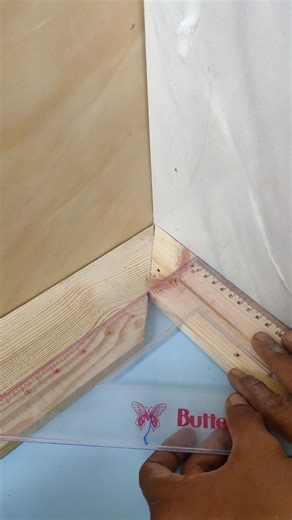 install perfect wood corners #woodworking #wood #diy