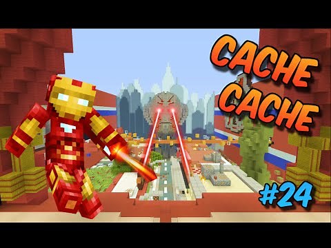 CACHE CACHE SUR MINECRAFT ! MAP AVENGERS ! EPISODE 24 !