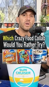 Which CRAZY FOOD Collab Would You Rather Eat? #reels #eat #food #collab #chicken #oreo #snack | The Makeshift Project
