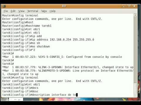 Configure cisco router hostname and ip address
