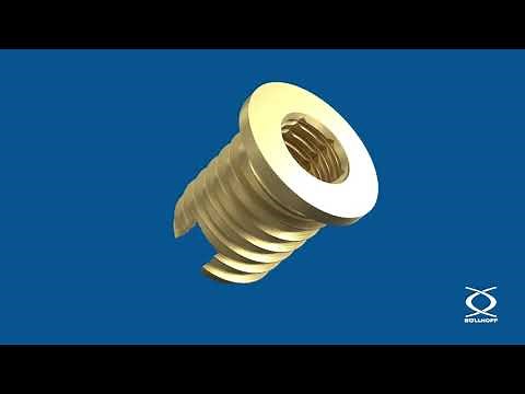 QUICKSERT® Hex – Efficient thread inserts for self-tapping insertion in polymers