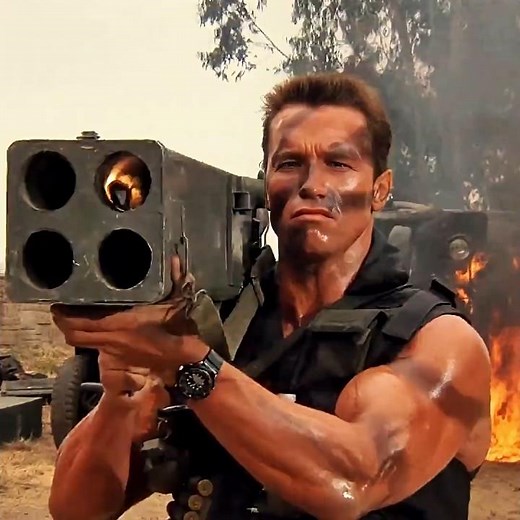 commando movie scene - 💪 john attack rocket launcher #arnold #commando #action #movie #shots