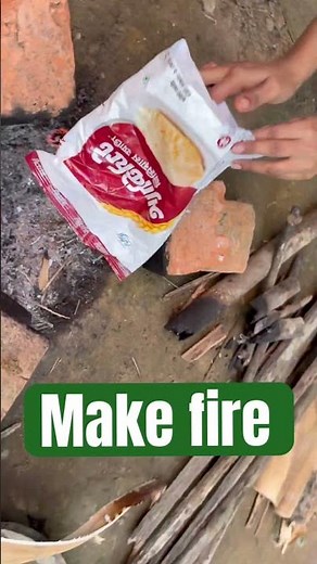 Make fire for cooking